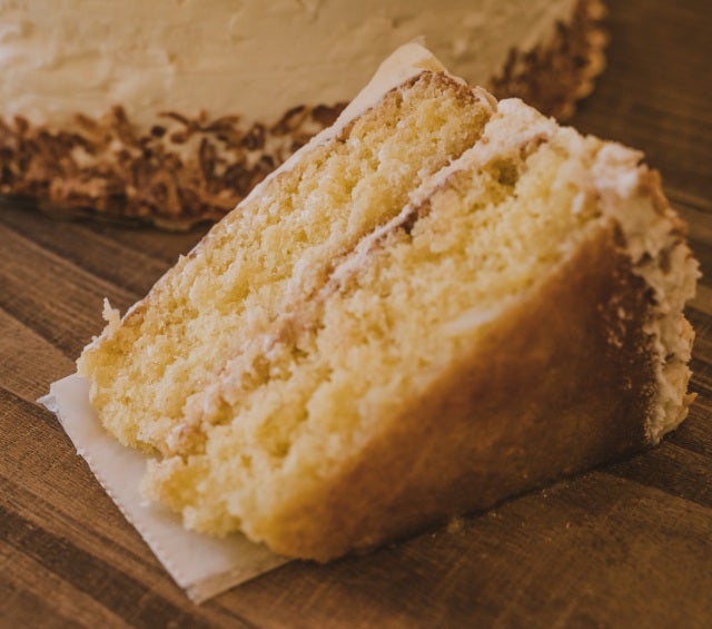 Coconut Rum Cake Slice | Rum Cakes Factory
